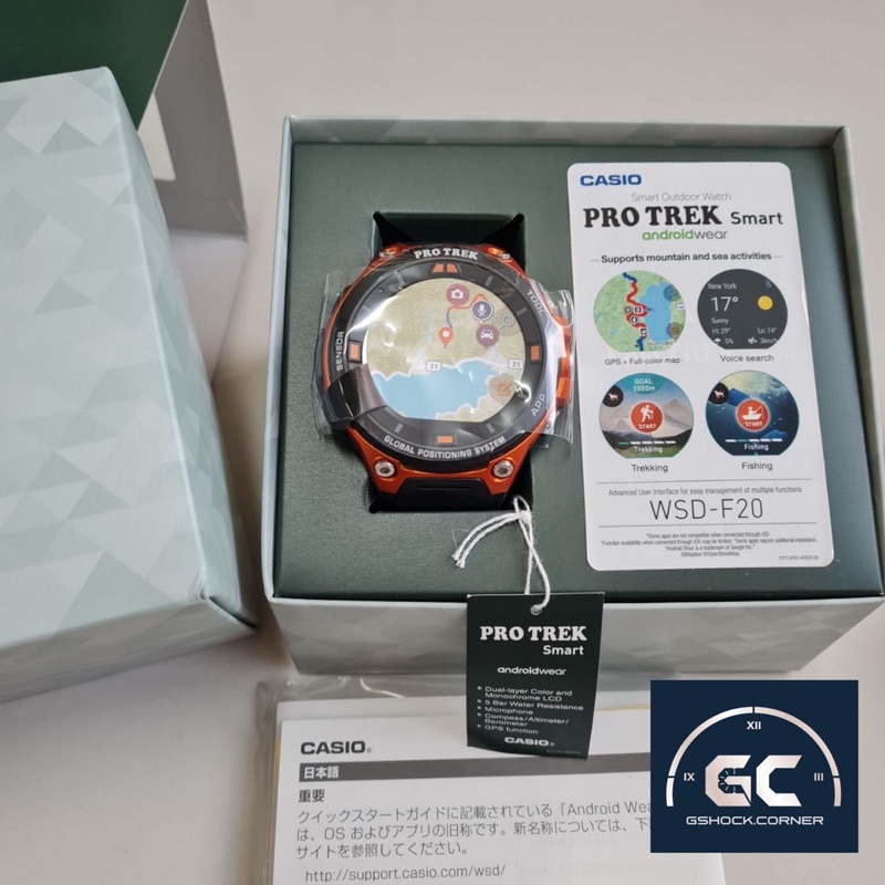 Casio Pro Trek WSD-F20-RG/WSD-F20 Smart Outdoor Watch with GPS | Shopee ...