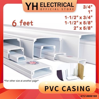 10Pcs X 3/4" 1" 2" 5/8" inch PVC Wiring Casing / PVC TRUNKING ...