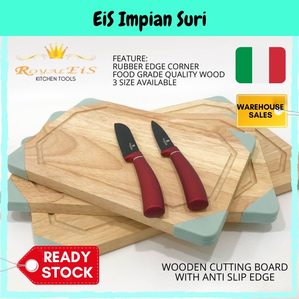 (Ready Stock!!) Royal EIS Wooden Chopping Board Cutting Board Papan ...