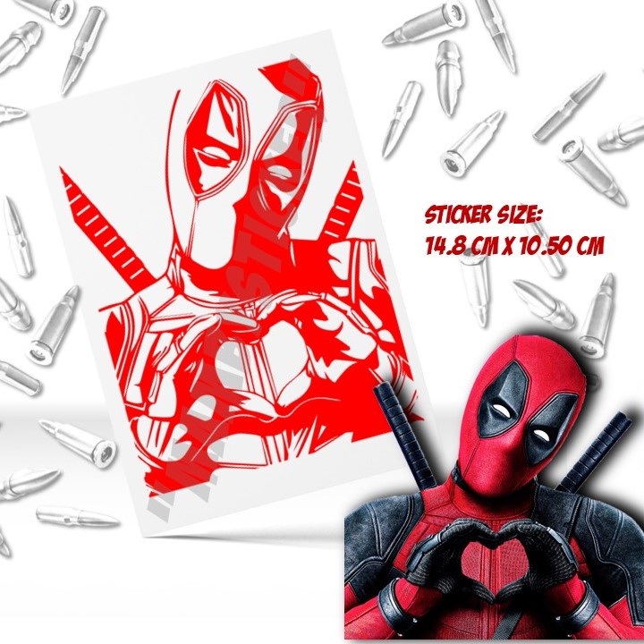 Car Sticker/Deadpool Collection PT04/Size A6/Ready Stock(FREE GIFT ...