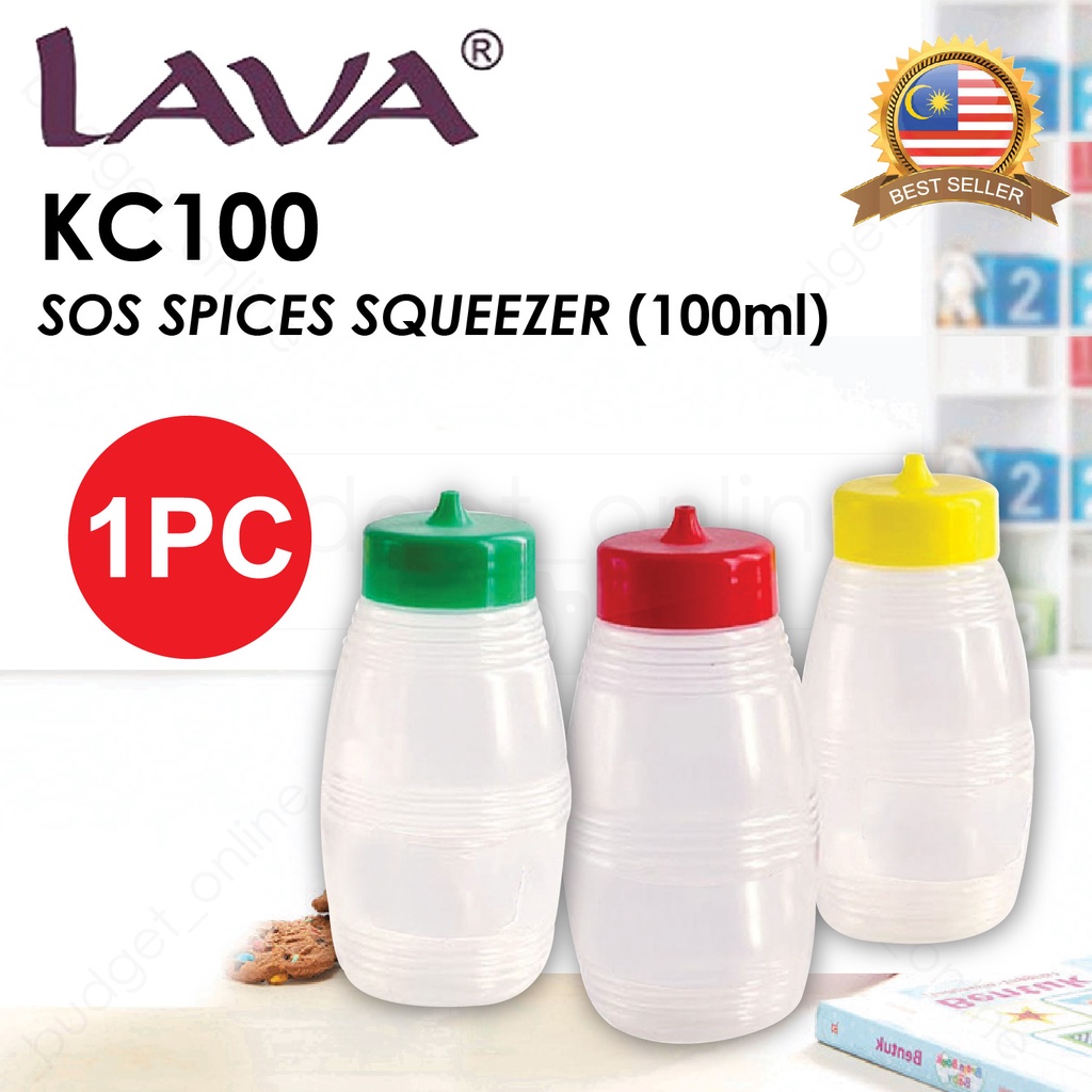 1PC LAVA KC100 Mini Bottle Sauce Spices Squeezer Container Dispenser ...