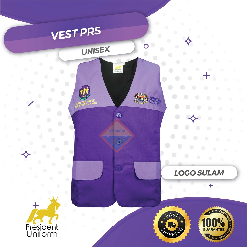 VEST PRS SIAP SULAM READY STOCK !!! VEST SEKOLAH RENDAH DAN MENENGAH - PV007 / PRST / PRSTI ...