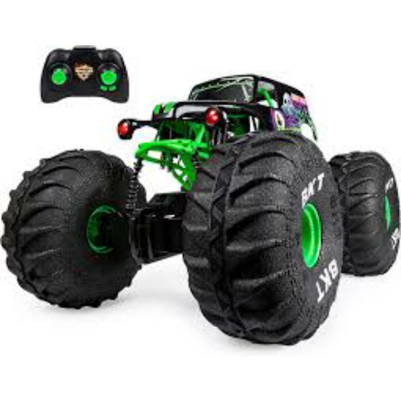 RC Monster Jam Official Mega Megalodon Grave Digger All-Terrain Remote ...