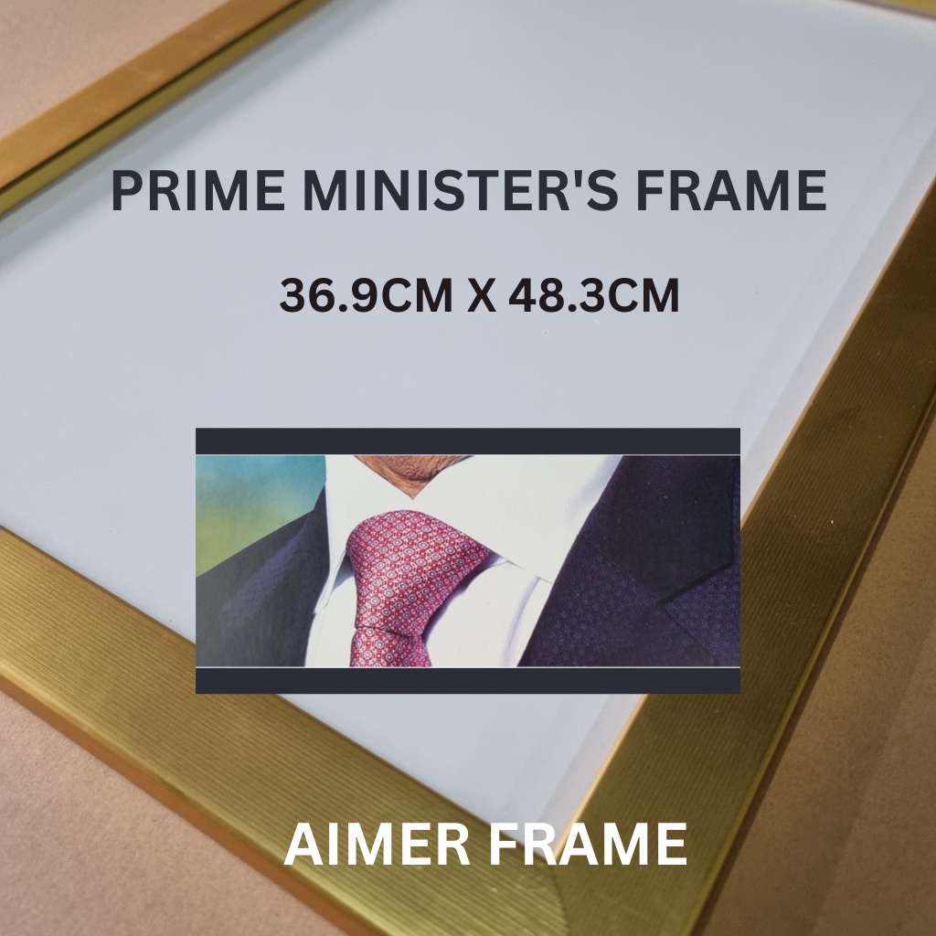 AIMER FRAME PRIME MINISTER'S FRAME GOLD / BLACK / DARK BROWN WOODEN ...
