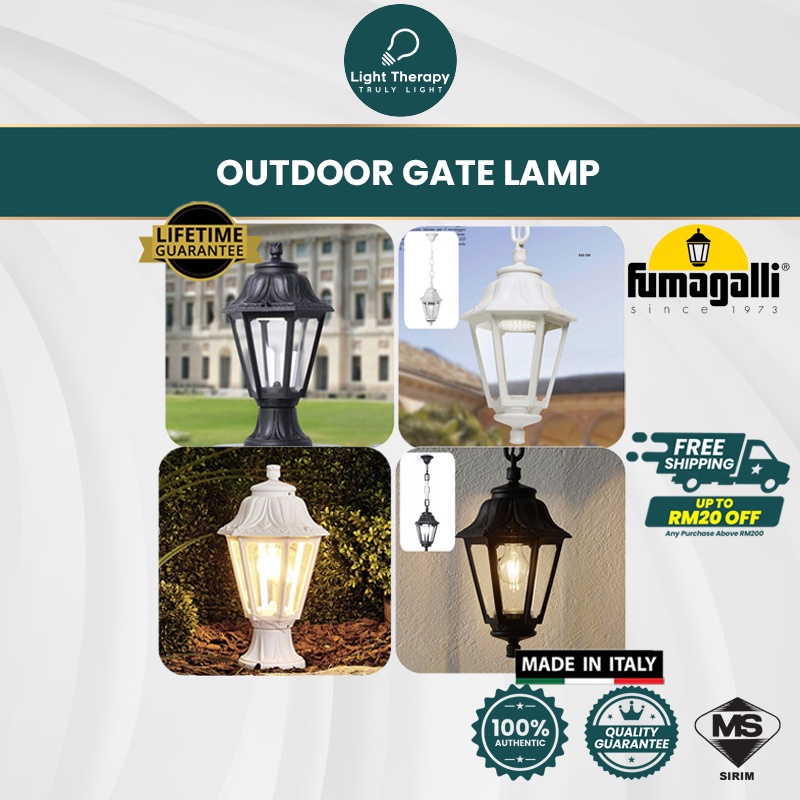 E27 Fumagalli Outdoor Lighting Classic Gate Lamp Pillar Lamp Garden ...