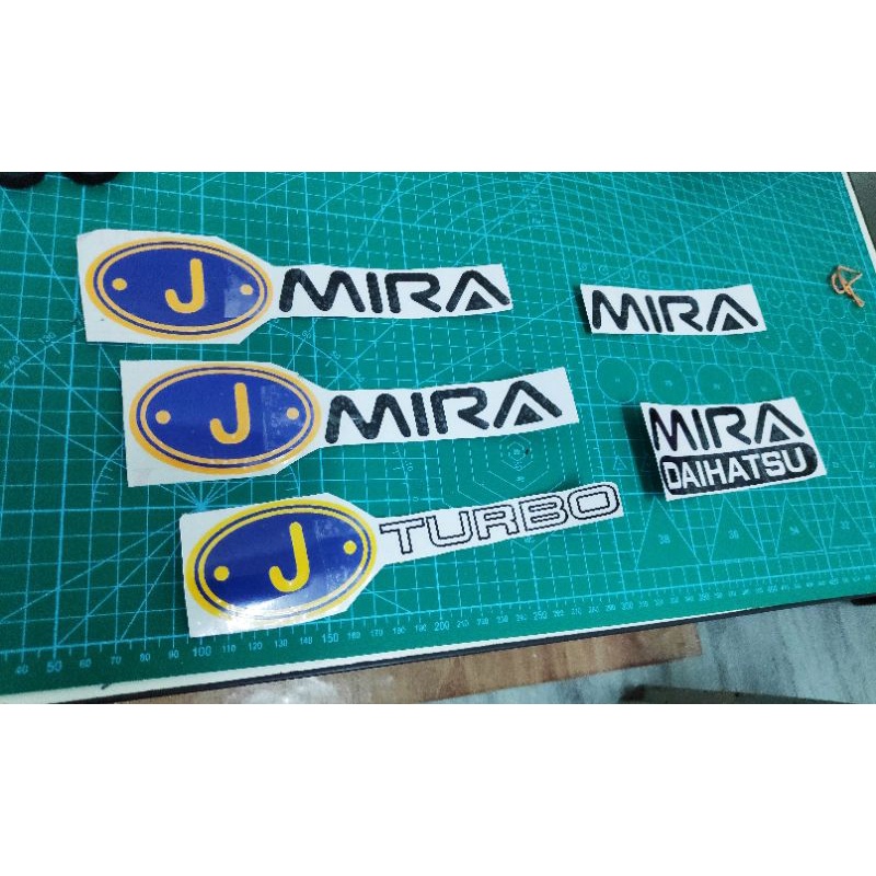 STICKER KERETA KANCIL MIRA J COMPLETE 1set | Shopee Malaysia