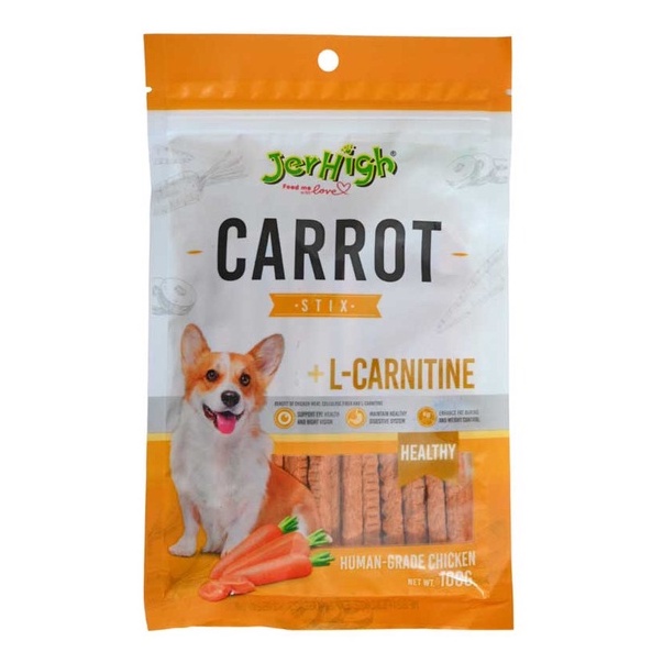 JERHIGH CARROT STIX DOG TREAT (100G) | Shopee Malaysia