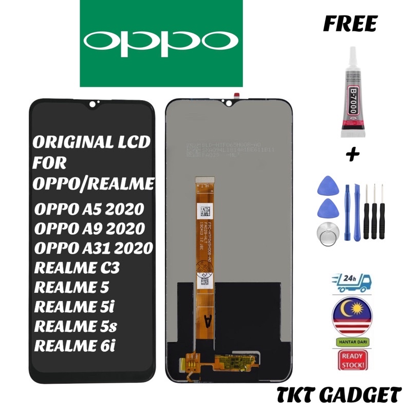 ORIGINAL LCD DISPLAY COMPATIBLE FOR OPPO A5 2020 / A9 2020 / A31 2020 ...