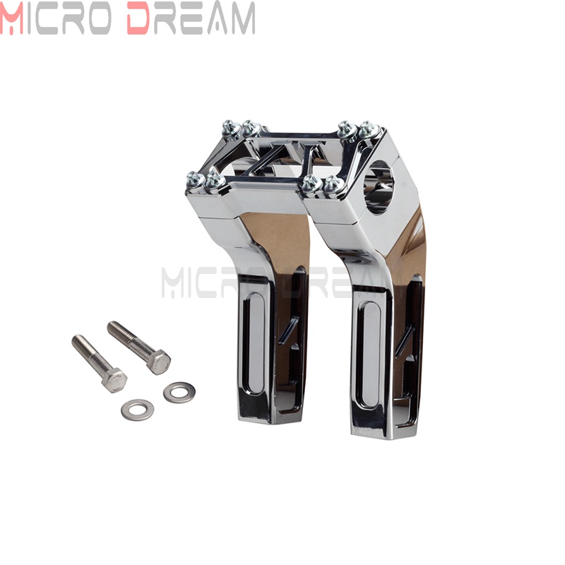 For Harley Handlebar Riser Club Style T-bar Handle Bar Risers For ...