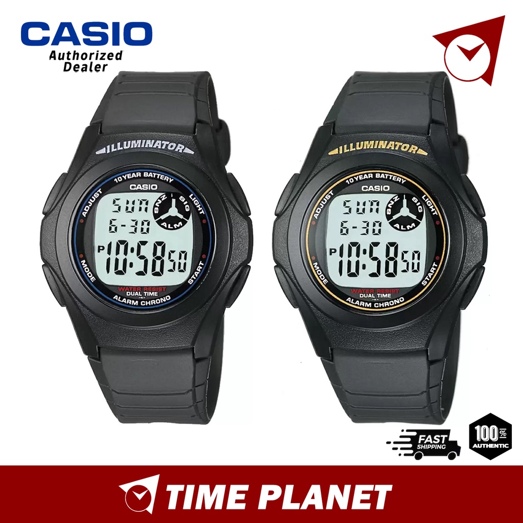 [Official Warranty] Casio Standard Digital 10-Year Battery Black Resin ...