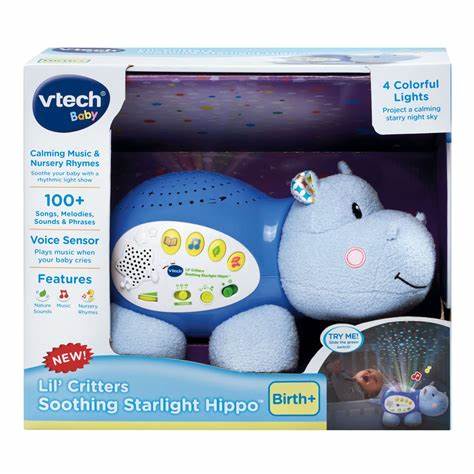 VTech New Born Baby Toys Soothing Toys Hippo Projector Crib Toys ...