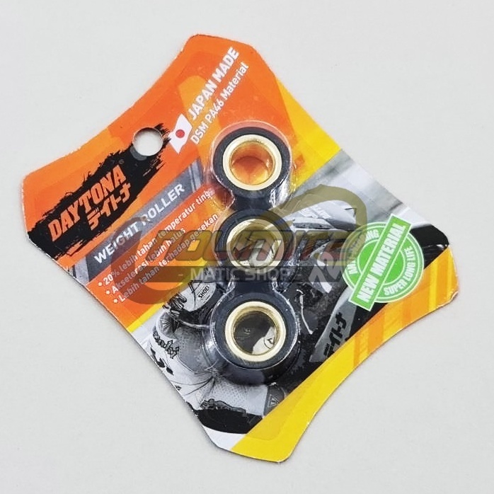 Daytona Racing CVT Roller Black Teflon 15gr ADV PCX Vario 125 150 160 ...