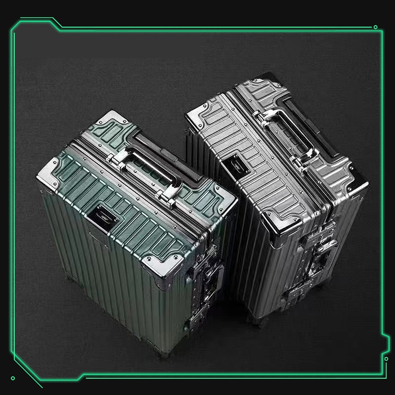 Frame travel luggage trolley box Lightweight ABS hard shell password ...