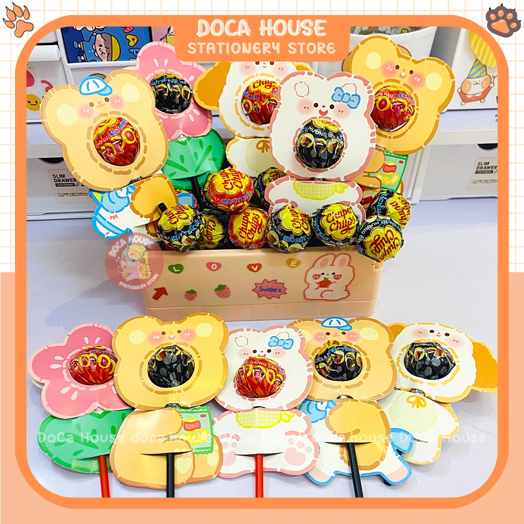 Wrapping Paper, Lollipop Decoration Cards in Cute Shapes as Super ...