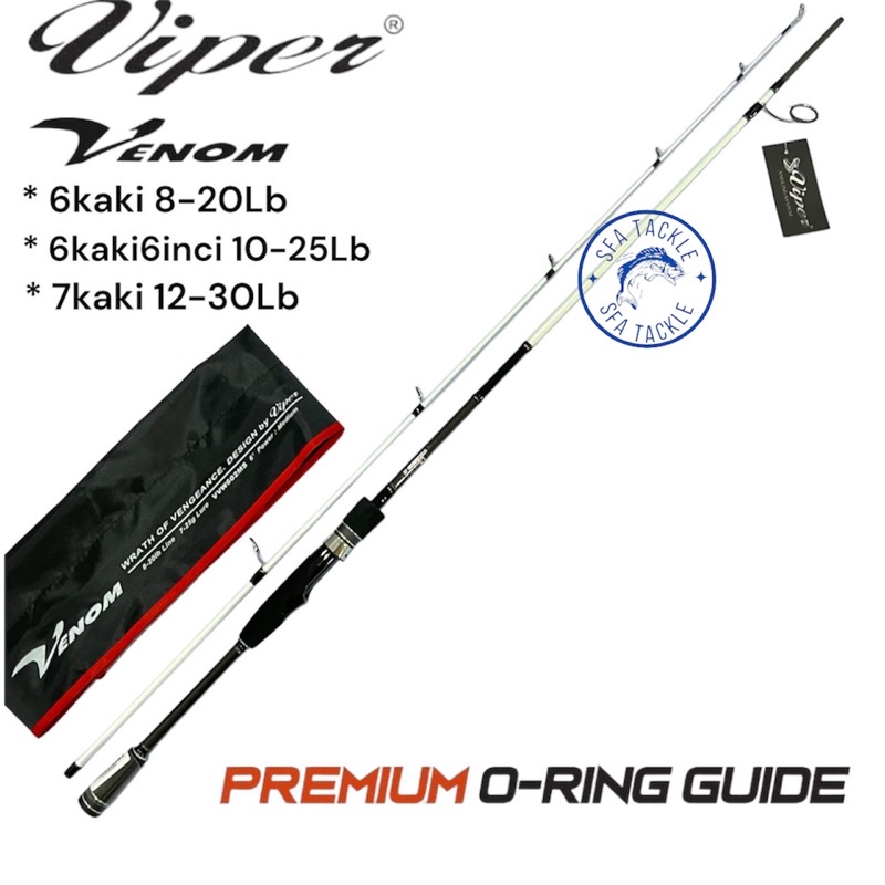 ***🔥NEW ARRIVAL 2022 🔥VIPER Venom Wrath Of Vengeance Spinning Rod ...