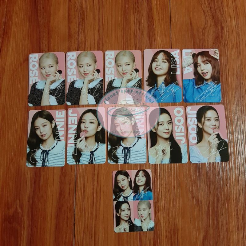 Photocard BLACKPINK X OREO OFFICIAL JENNIE ROSE JISOO LISA, OREO X ...