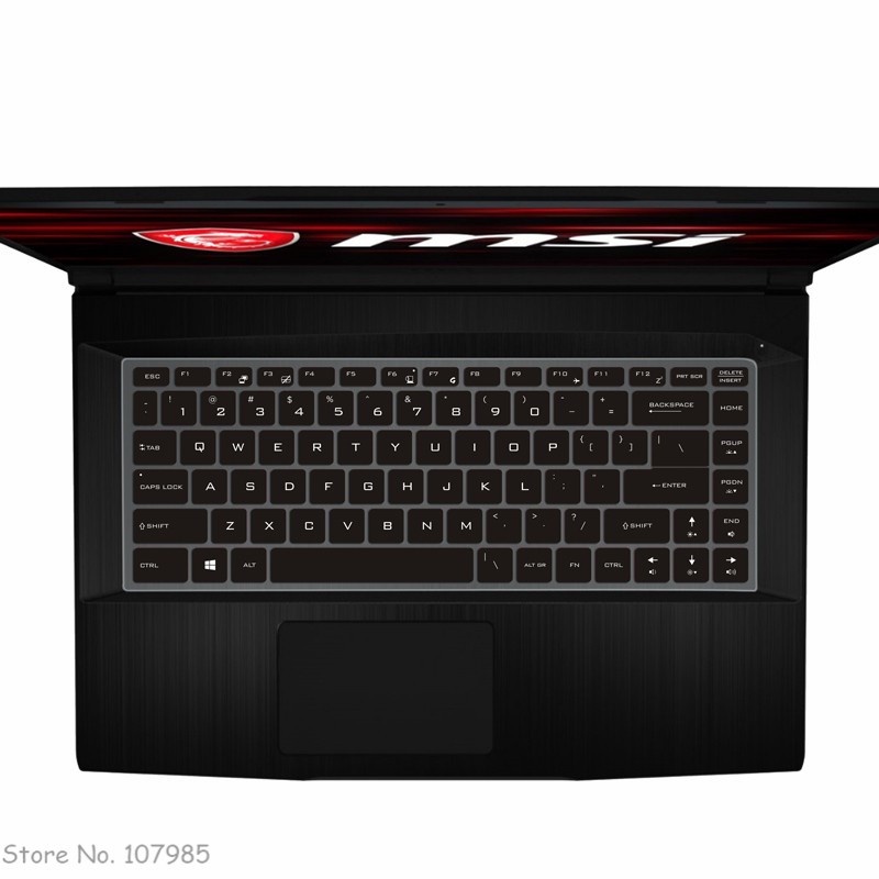 Silicone Laptop Keyboard Cover Skin Protector For MSI Modern 14 A10M ...