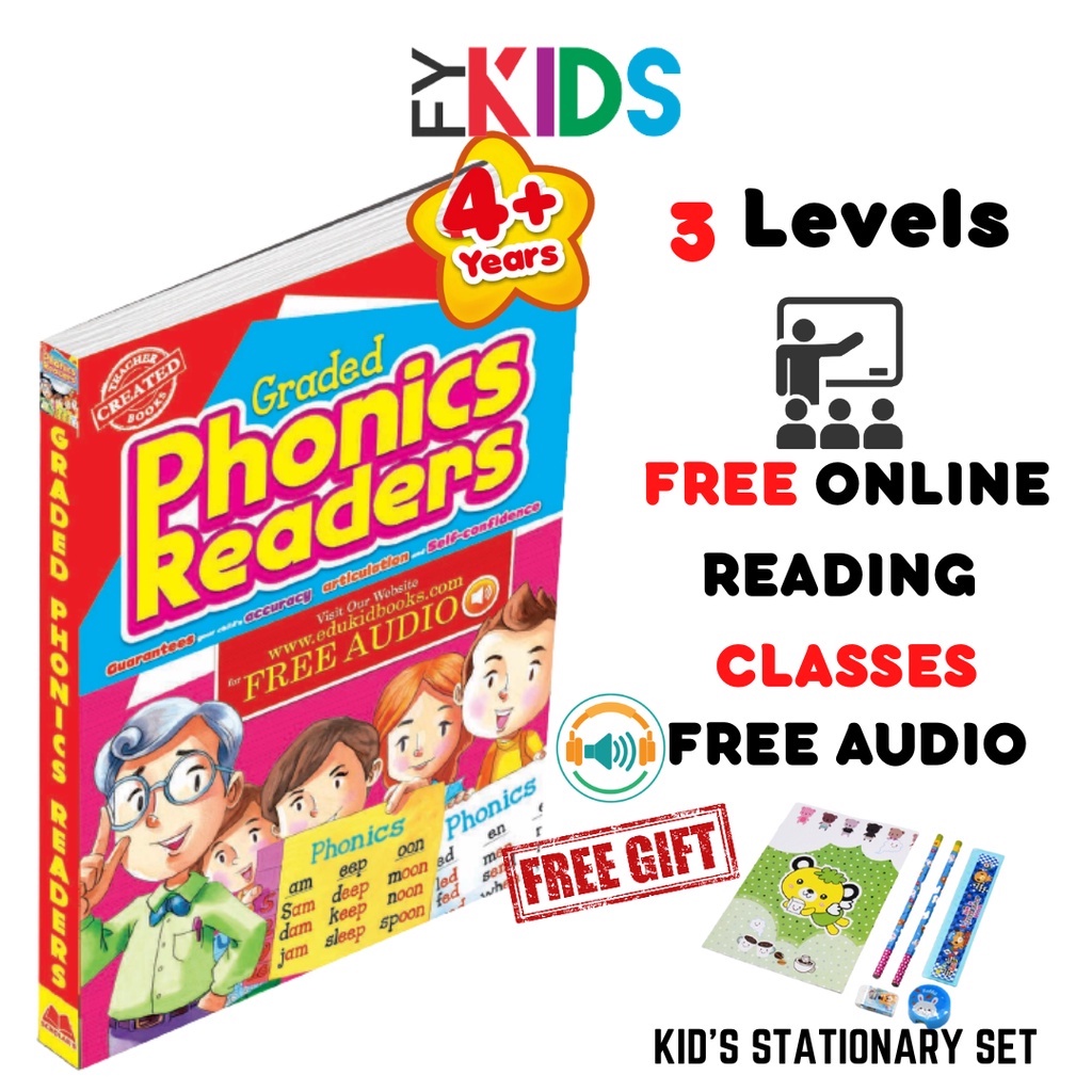Buku Membaca Bahas Inggeris-GRADED PHONICS READERS-Free Gift-Buku-Buku ...