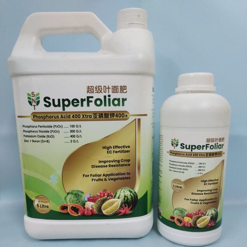 SNT SuperFoliar Phosphorus Acid 400 Xtra (5Litre/1Litre) 亚磷酸钾400+ | Shopee Malaysia