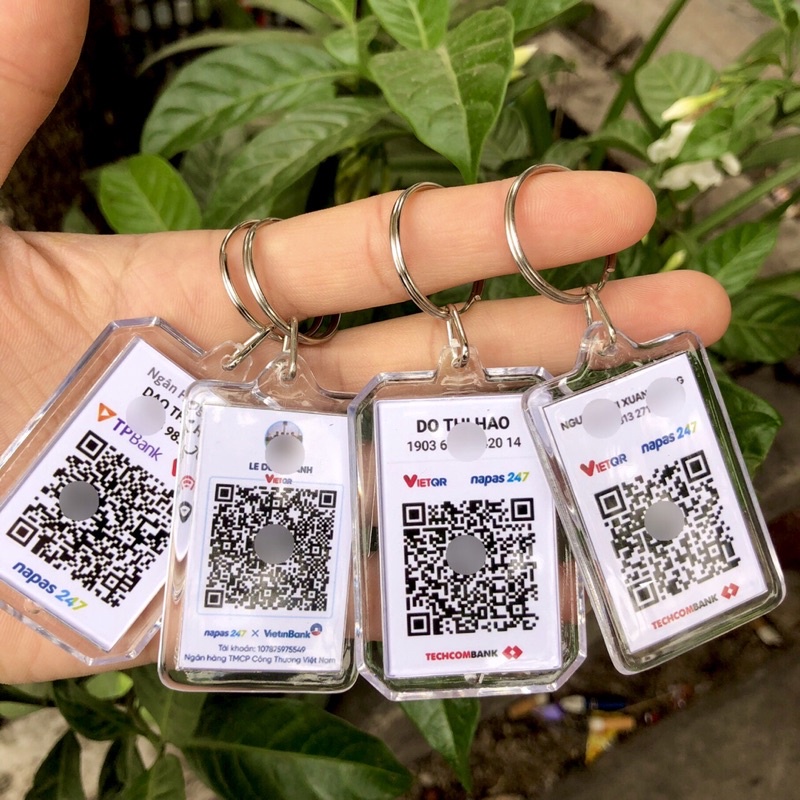 Bank Transfer QR code keychain (genuine ink) | Shopee Malaysia