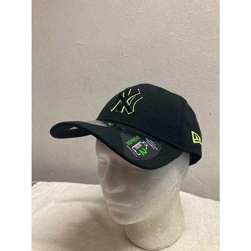 New Era 9Forty NY Yankees GNeon Black Cap | Shopee Malaysia