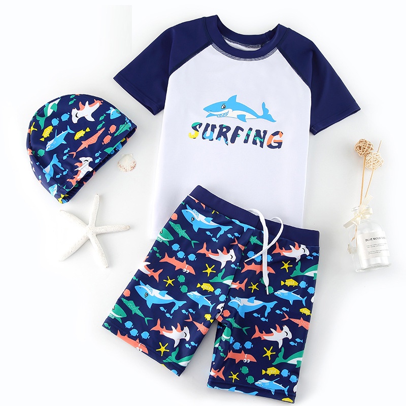 {HCM} Super cute dolphin-shaped boys' swimsuits, sizes from 10-40kg ...