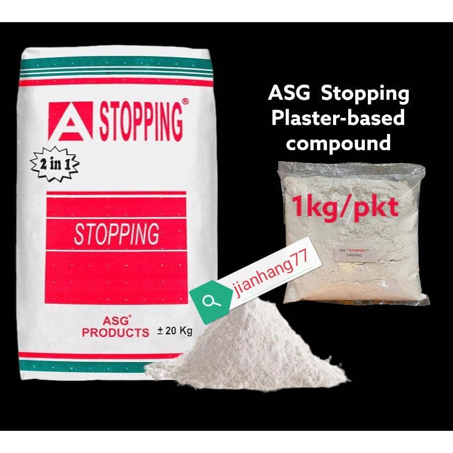ASG Stopping Compound (Powder) (loose) (1kg/pkt) | Shopee Malaysia