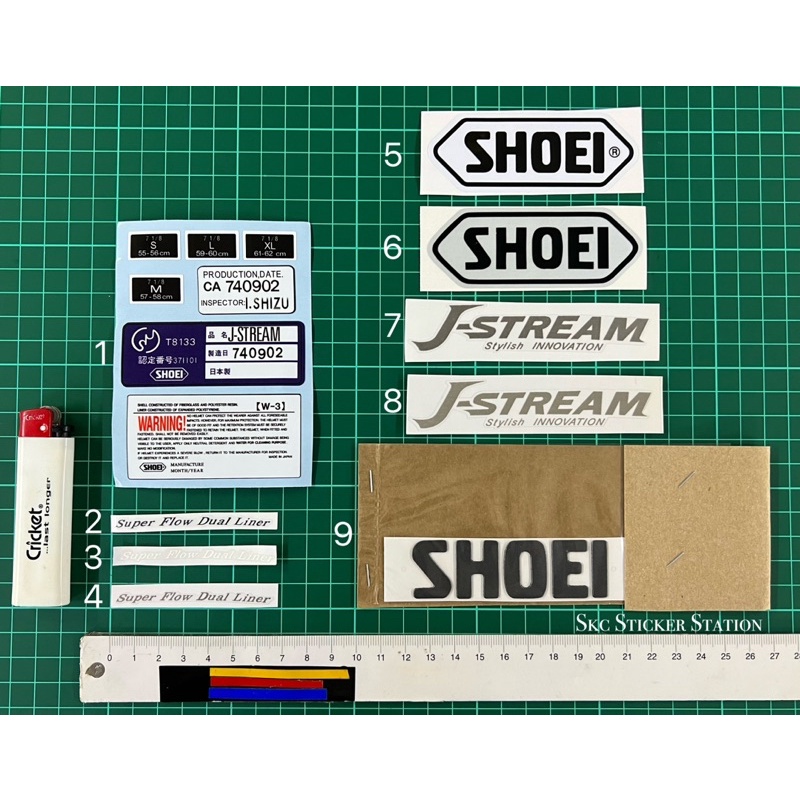 Shoei J Stream Helmet Sticker Designs Printing #jstream #shoei #timbul ...