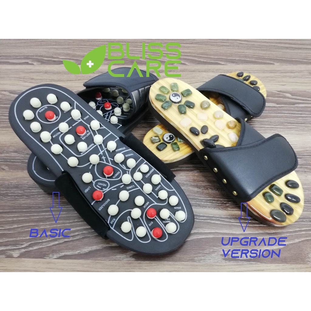 Acupressure Reflexology Foot Healthy Home Relax Massage Slippers Sandal ...