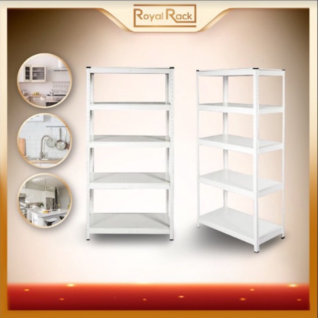 RoyalRack 【Kitchen Rack】5 Level Metal Board Boltless Rack Rak Dapur Rak ...