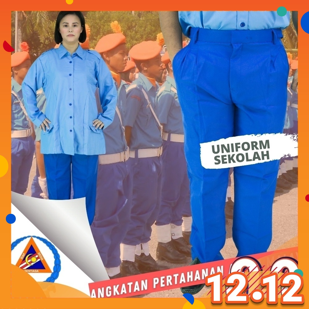 CY 2907 UNIFORM SELUAR PERTAHANAN AWAM / Pakaian Seragam Kokurikulum ...