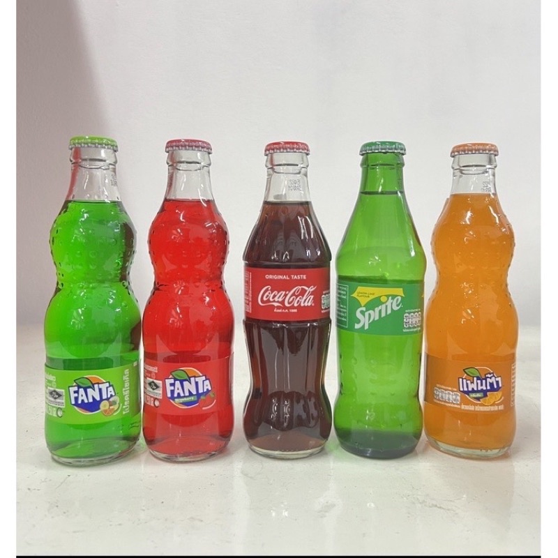 Coke Classic/ Red Fanta/ Green Fanta/ Orange Fanta (BOTOL KACA ...