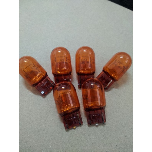 BULB T20 & T10 W21 12V MYVI,VIVA,ALZA REAR SIGNAL & REVERSE BULB ORANGE ...