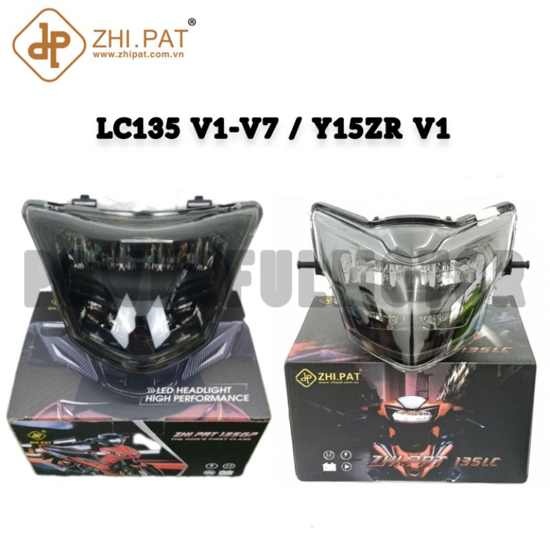 HEAD LAMP LED LAMPU ZHIPAT LC135 V1-V7 / Y15ZR [CLEAR] | Shopee Malaysia
