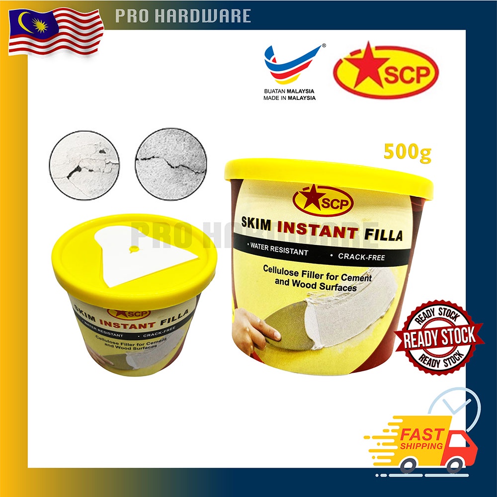 KTH SCP SKIM INSTANT FILLA 500G / White Color Multipurpose Filler ...