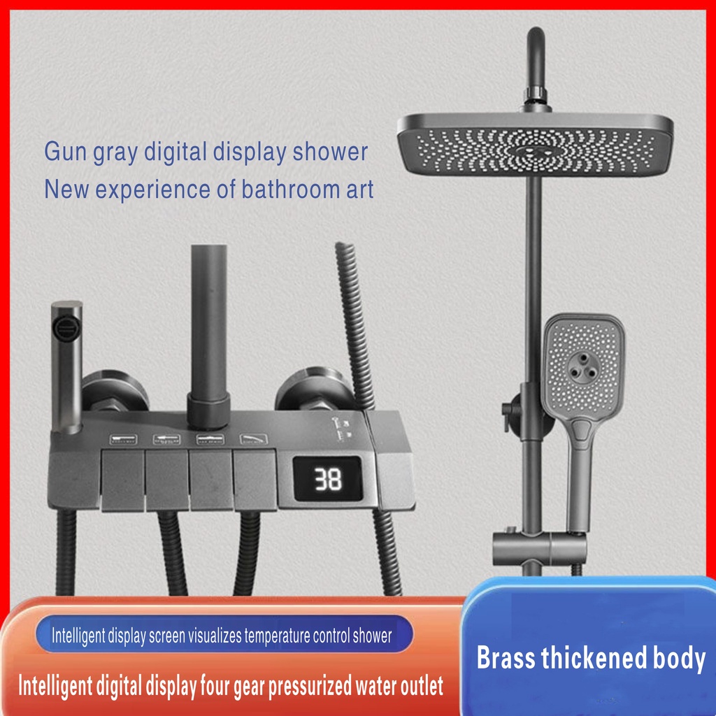 shower head Shower Digital display shower set Shower in bathroom Shower ...