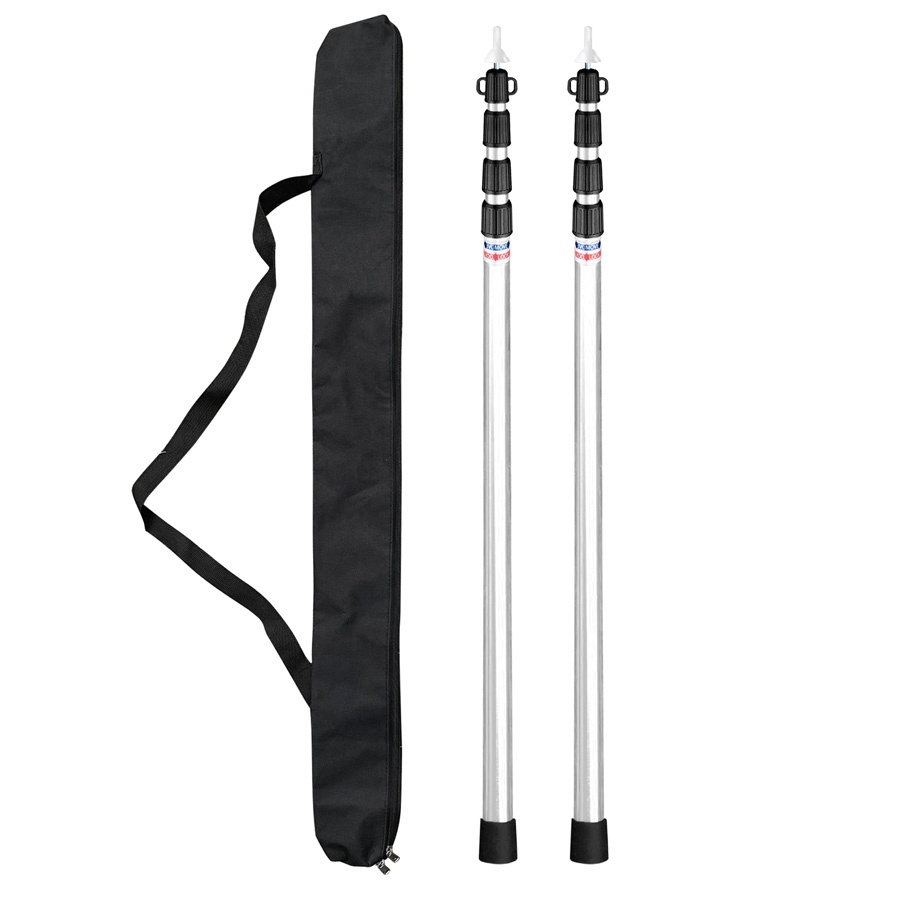 Camping Tent Pole Rod Adjustable Flysheet Pole Tent Support Stick ...
