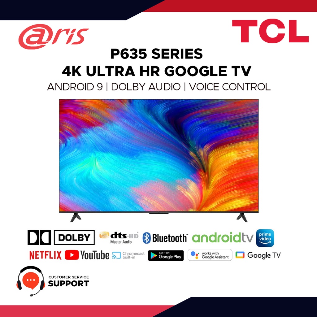[2022 NEW] TCL P635 Series 4K UHD LED Google TV | Remote Voice Control ...