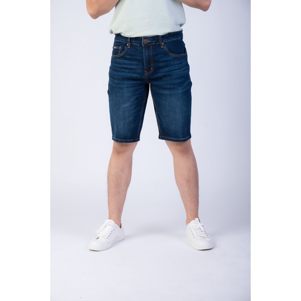 Dapper Men | Slim Fit Jeans Short Pants Stone Blue - HPJ10707S | Shopee ...