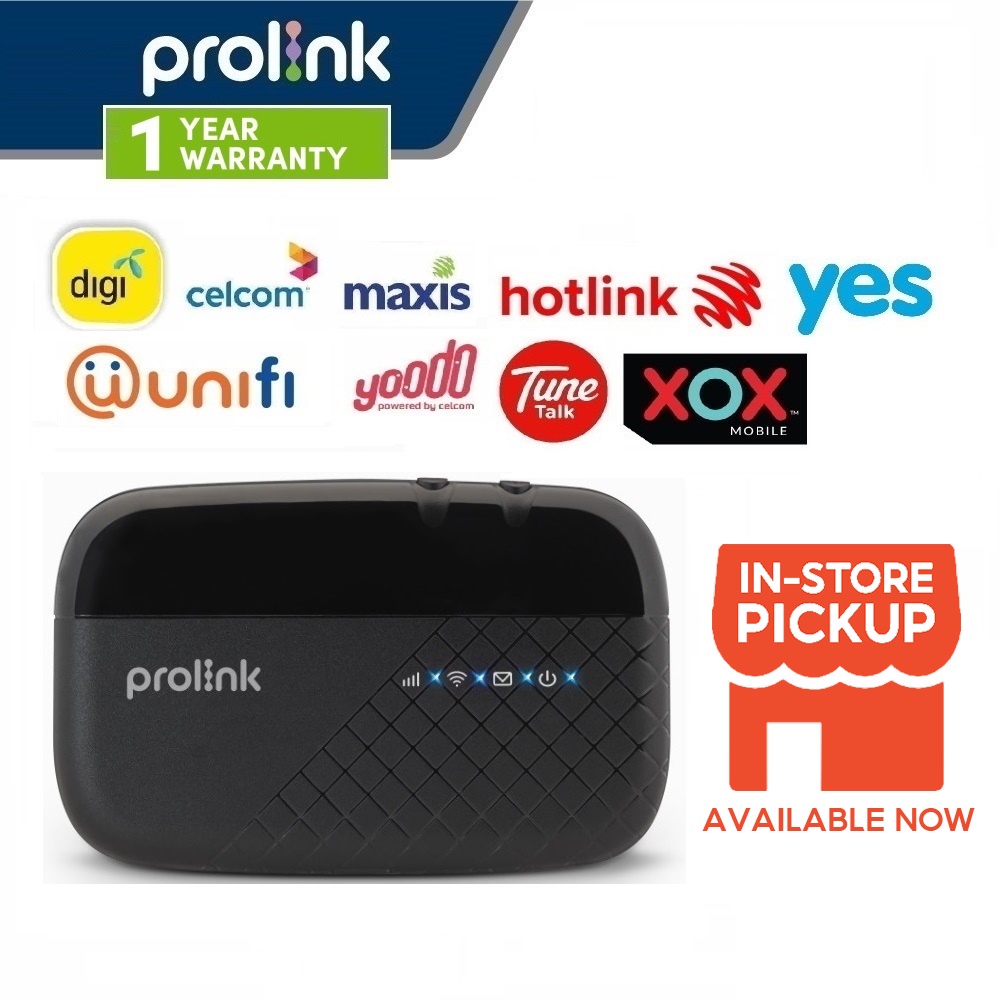 Prolink Smart 4G LTE WiFi Hotspot/USB Modem Support All Local Simcards ...