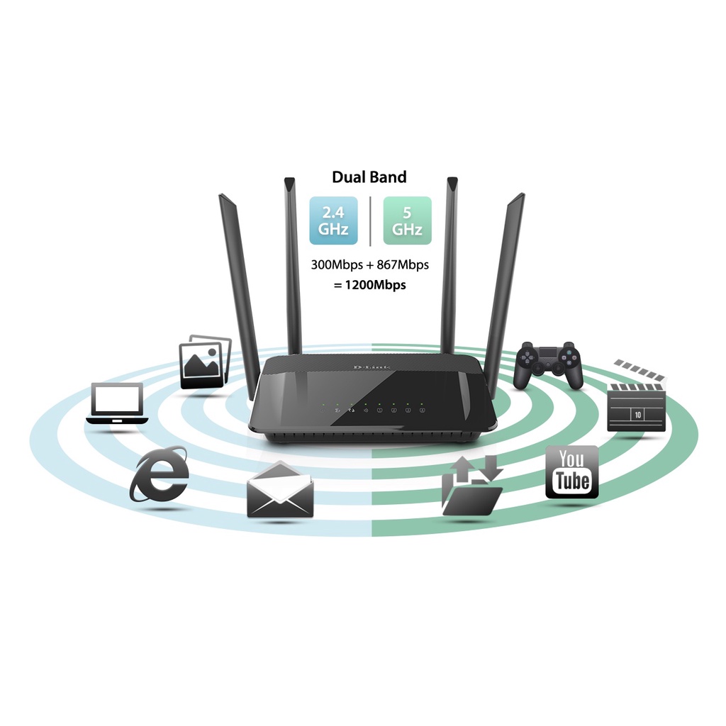 D-Link DIR-842 AC1200 Wi-Fi Gigabit Router | Shopee Malaysia