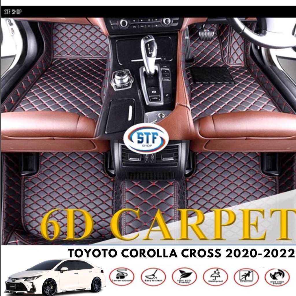 TOYOTA ALTIS 2020 - 2022 CARPET CAR MAT 6D PREMIUM PU LEATHER ...