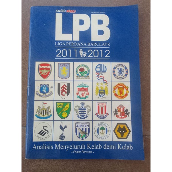 Majalah LPB ( Liga Perdana Barclays) 2011-2012 ( Bahasa Melayu ) - EPL | Shopee Malaysia