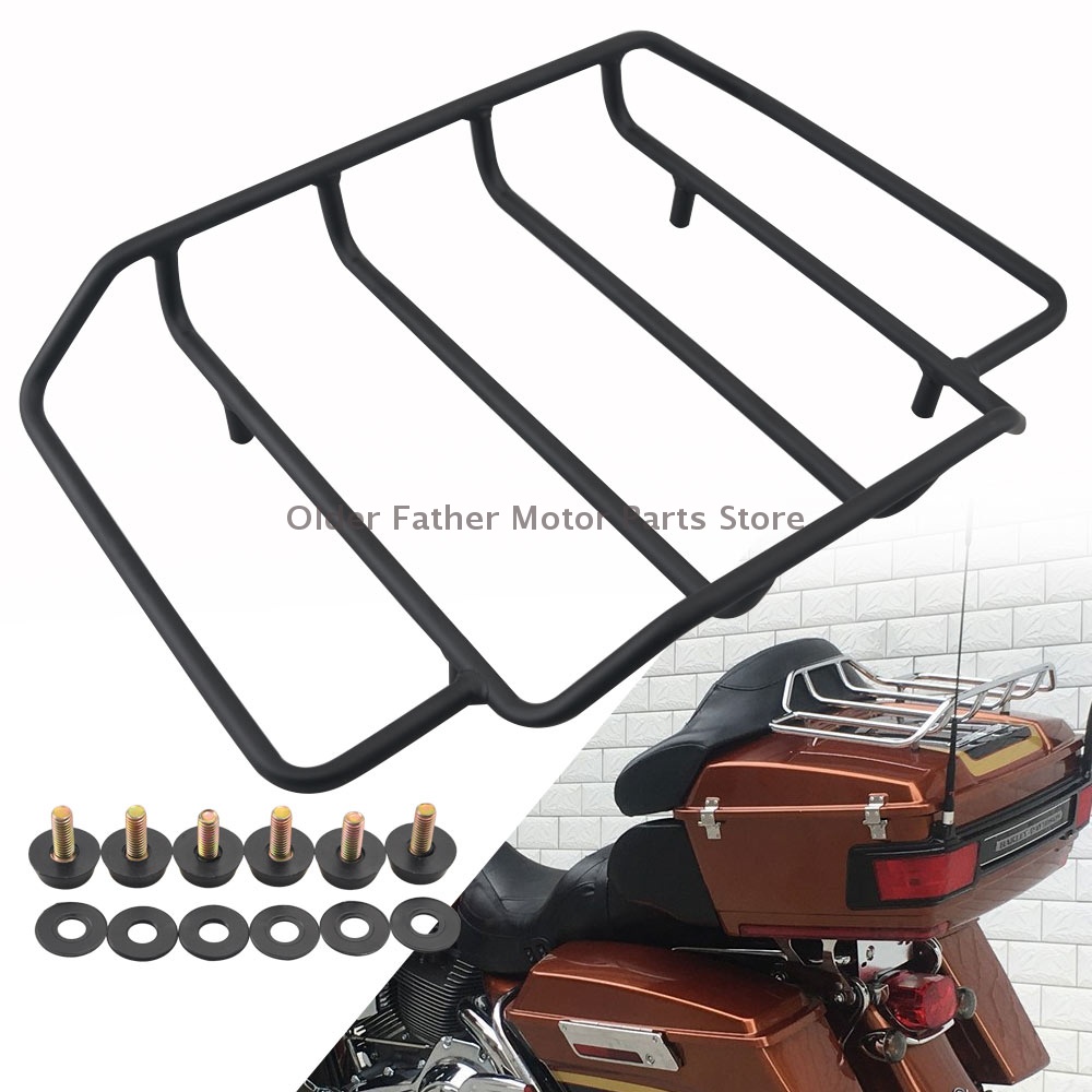 Moto Accessory Rear Top Box Tour Pack Luggage Rack Holder Kit For ...