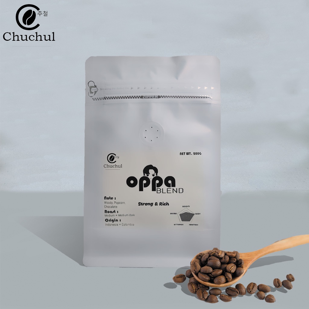[Chuchul Coffee] 100% Arabica Coffee Bean ( oppa BLEND ) Bean & Ground ...
