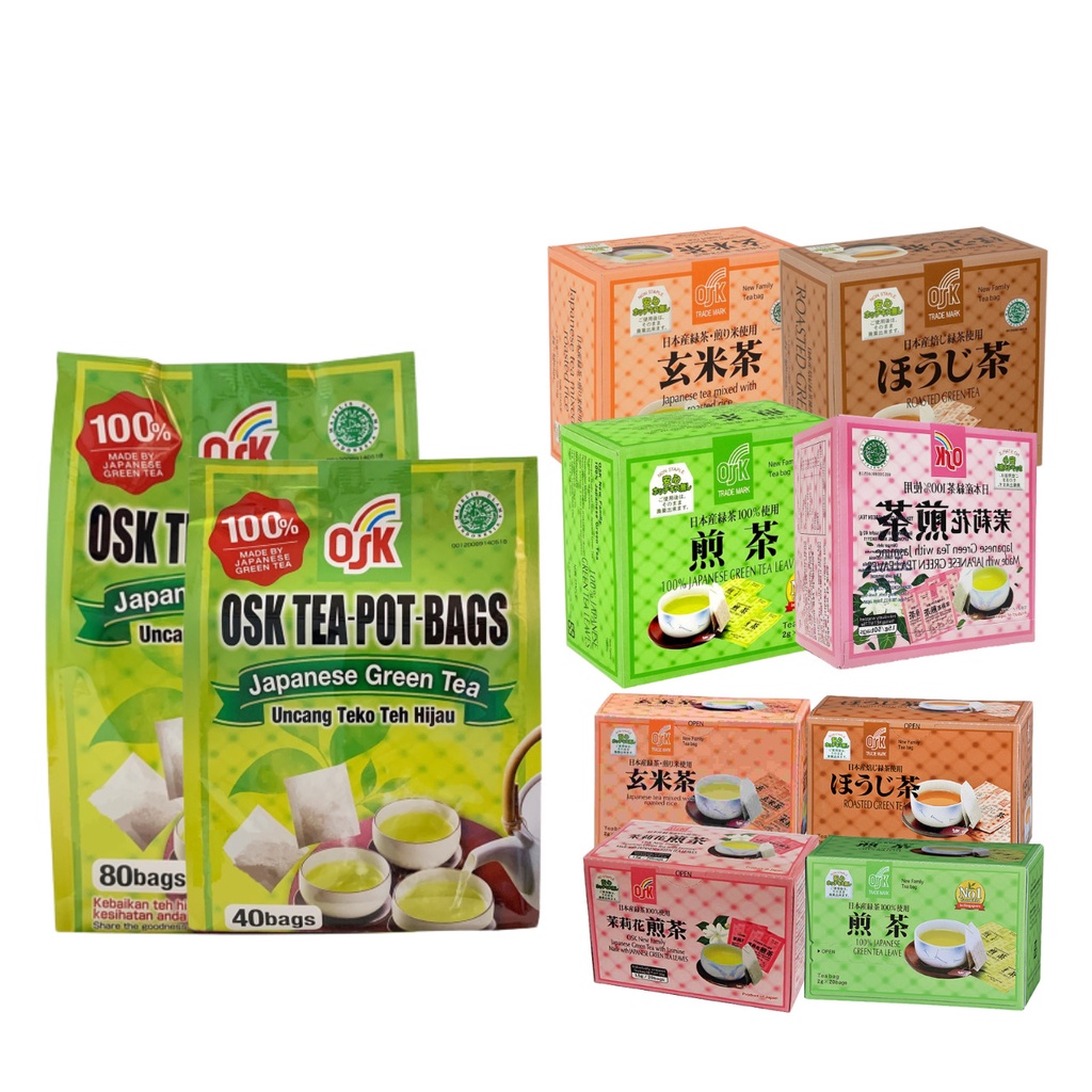 (NO STAPLE) MBHL OSK Japanese Green Tea Leaves New Family Roasted Green Jasmine Tea Original Tea ...