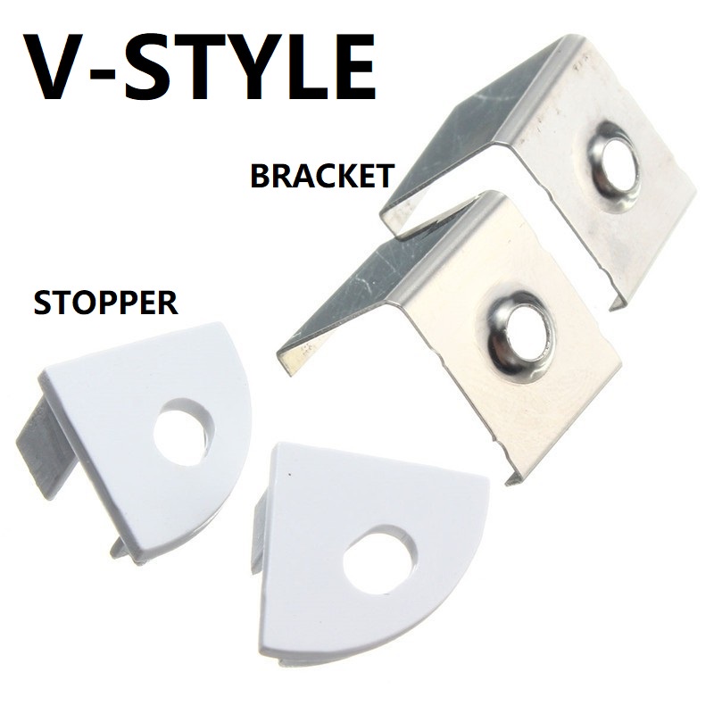 LED Strip Light Aluminium U Channel / Profile Track Holder 灯带铝夹 Led ...