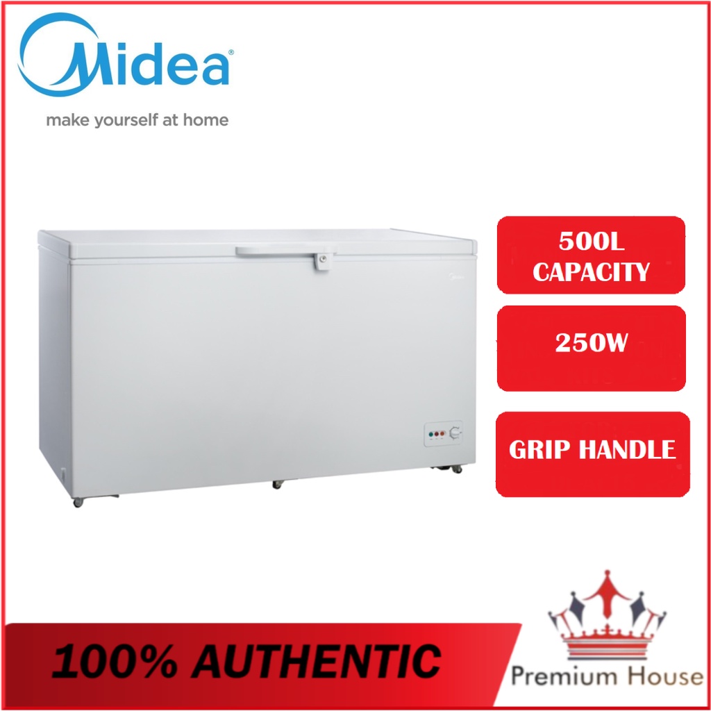Midea WD-500WR Chest Freezer 500L Peti Beku | Shopee Malaysia
