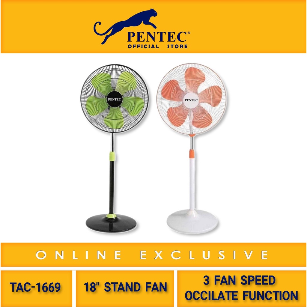 PENTEC Stand Fan 18" TAC-1669 | Shopee Malaysia