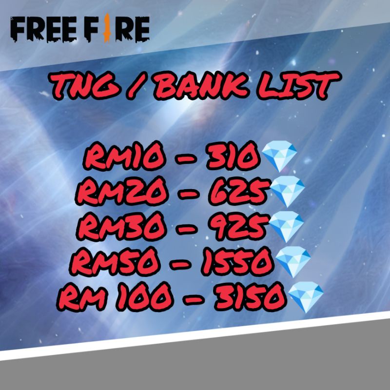 Free Fire Diamond Topup | Shopee Malaysia